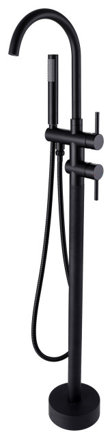 Round Single Handle Two Function Bathroom Shower set - Transitional ...