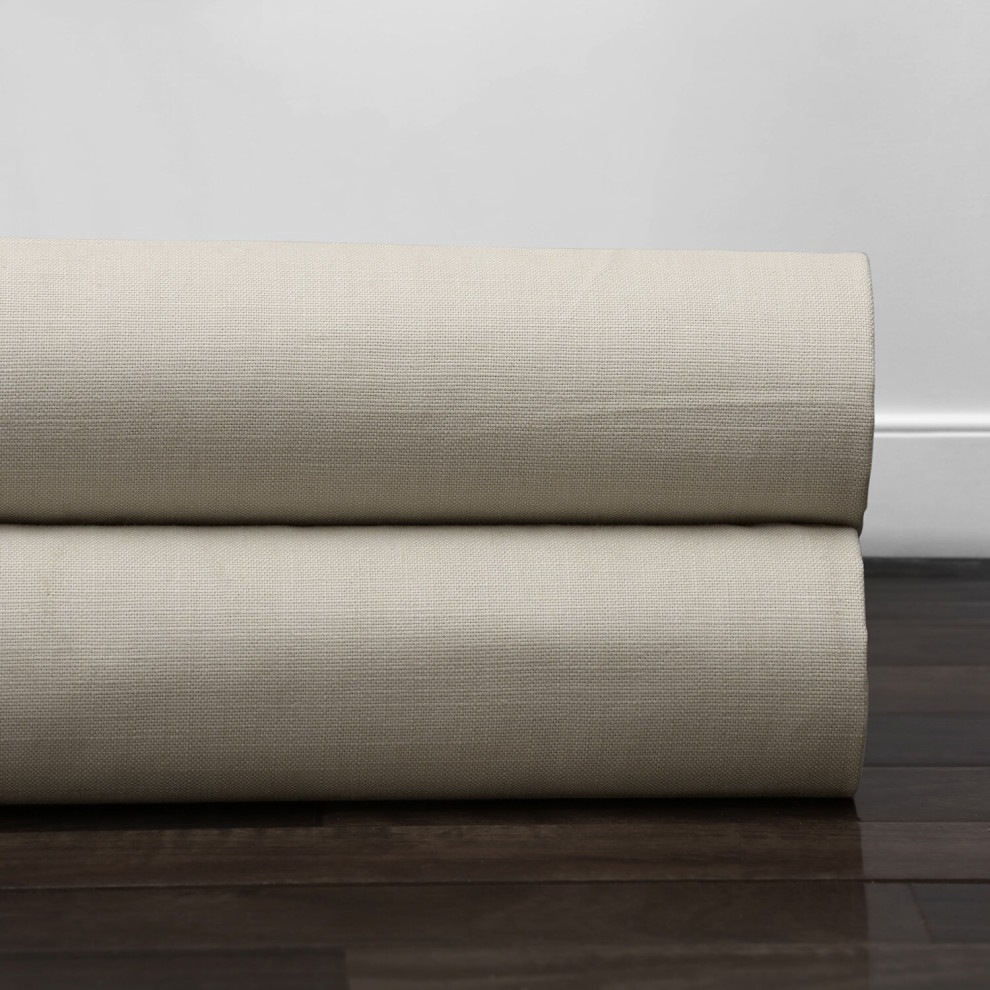 Light Beige Cotton Textural LinenWeave Fabric Sample, 4Wx4L, 4W x 4L ...