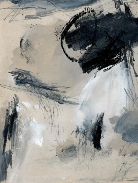 "Scribble Abstract I" Fine Art Giant Canvas print 72"x54", 72 x 54 ...