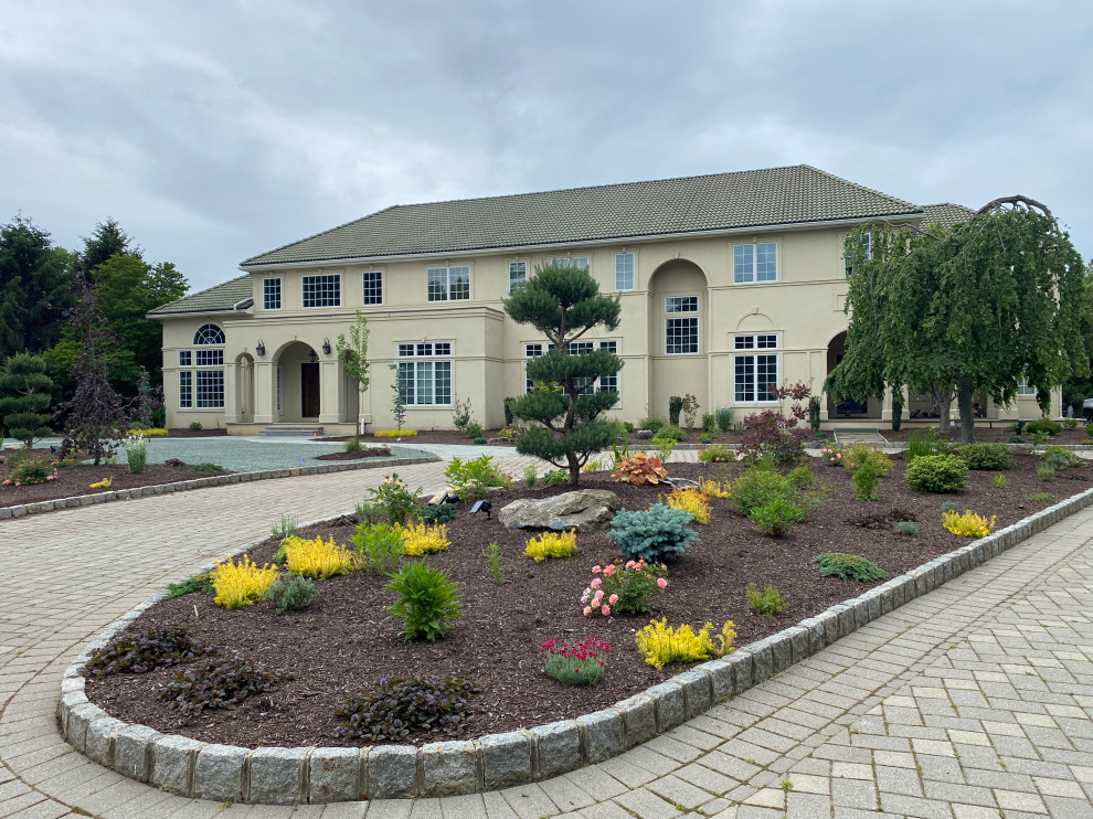 Alpine Front Yard Landscaape Makeover - Eclectic - Landscape - New York ...
