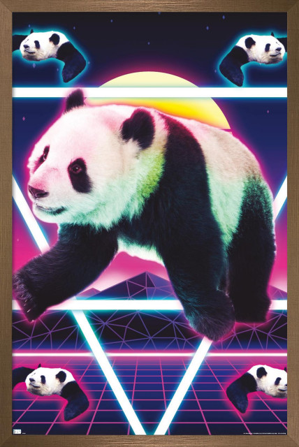 James Booker - Panda Rave, 22.375" x 34" - Contemporary - Prints And ...