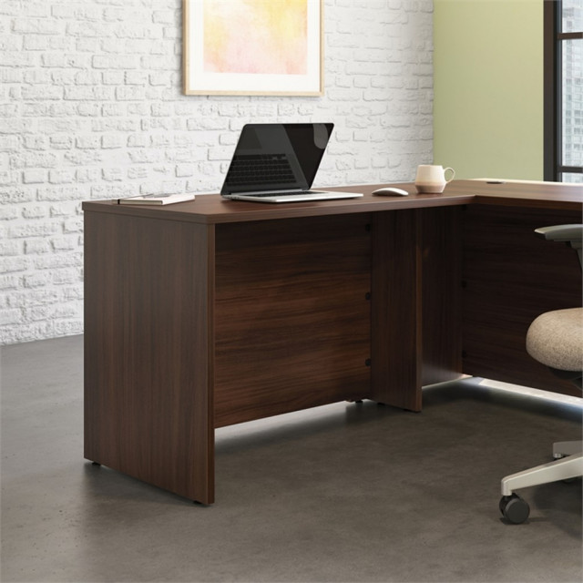 Pemberly Row Engineered Wood 72"x36" Desk with Return Bundle in Noble ...