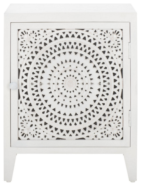 Safavieh Tybalt 2 Shelf 1 Door Nightstand, #N/A - French Country ...