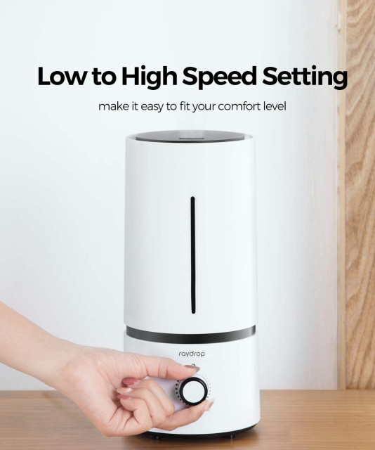Cool Mist Humidifiers for Home Babies, 1.70 L Quiet and Small ...