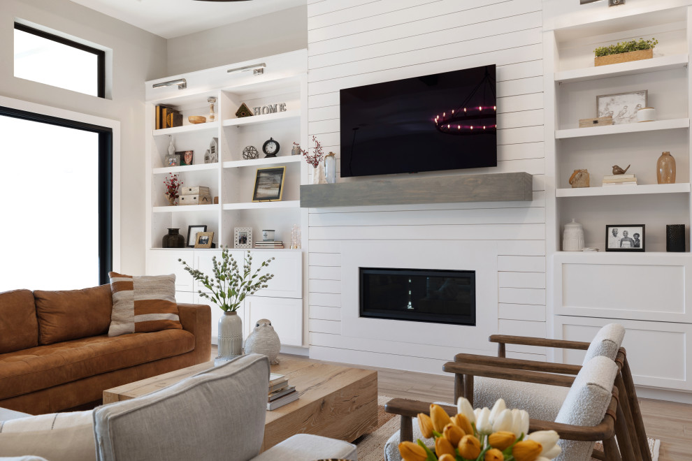 Modern Farmhouse Custom Home Design and Build - Country - Games Room ...