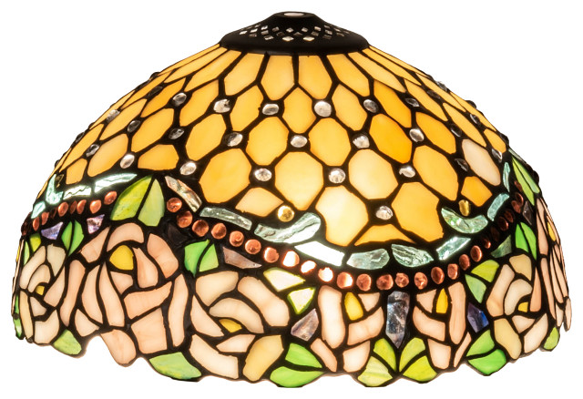 12 Wide Jeweled Rose Shade - Victorian - Lamp Shades - by Meyda ...