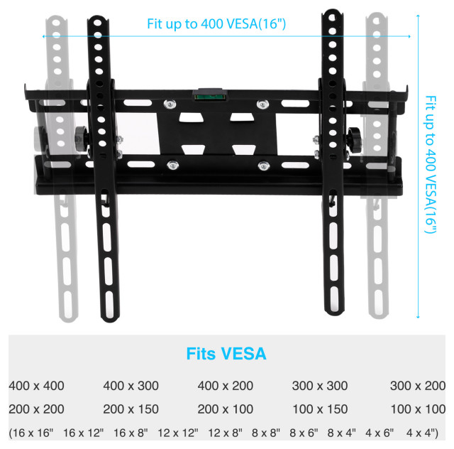 Full Motion Double-arm TV Wall Mount Bracket for 20 to 60" Screens ...