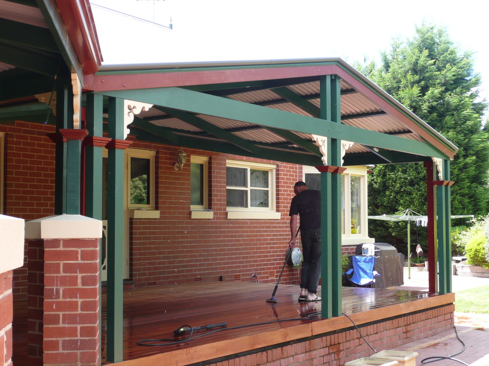 Colonial Style Verandah & Deck - Farmhouse - Melbourne - by Outside ...