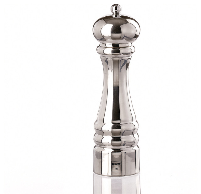 Bisetti Messina Pepper Mill, Pewter Finish, Parent, 8.86 ...