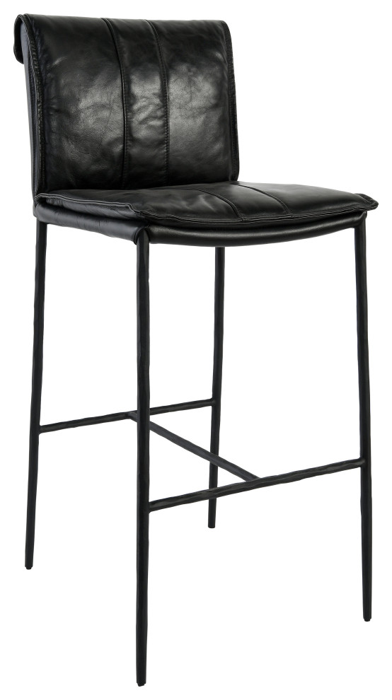 Tuscan 30 Bar Stool by Kosas Home, Tan - Industrial - Bar Stools And ...