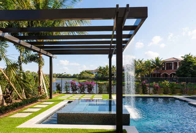 Trellis / Pergolas - Contemporary - Pool - Miami - by Coastal Screen ...
