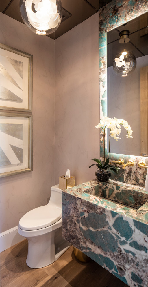 European Luxe - Transitional - Powder Room - Minneapolis - by Vivid ...