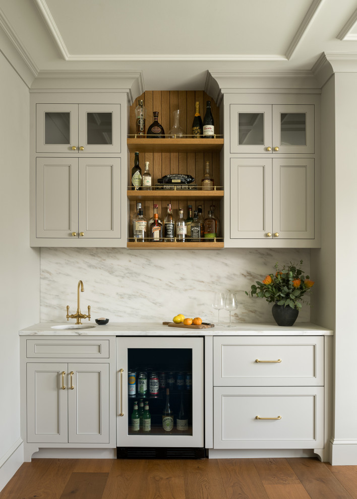 Sports Haven Home Makeover - Transitional - Home Bar - Burlington - by ...