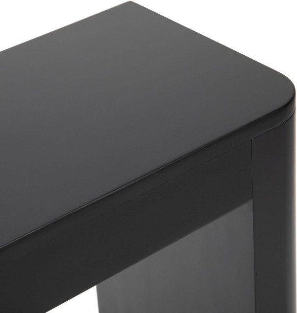 Modern Console Table, Rectangular Design With Rounded Silhouette ...