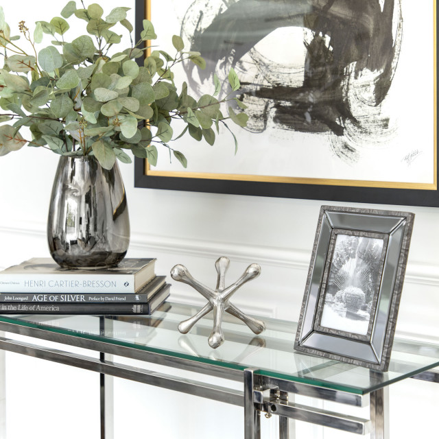 Silver Metal Jacks Sculpture, 8" - Midcentury - Decorative Objects And ...