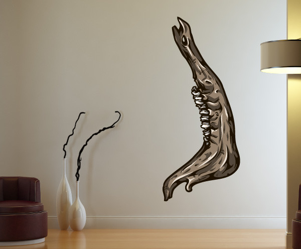 Skeleton Bone Vinyl Wall Decal SkeletonBoneUScolor006, 10 in ...