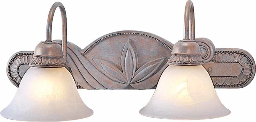 Volume Lighting 2-Light Prairie Rock Bathroom Vanity - Bathroom Vanity ...