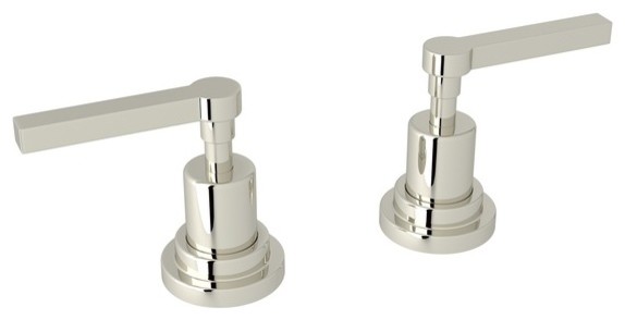 Rohl Avanti Set 1/2-inch Sidevalves with 2 Lever Handles, Polished ...