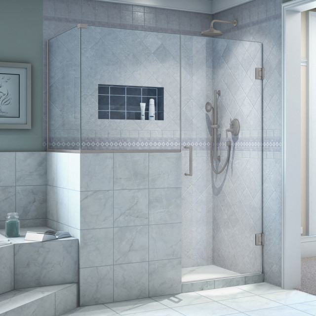Dreamline Unidoor 53"x36.375"x72" Hinged Shower Enclosure ...