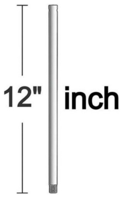 60" Universal Downrod, Galvanized - Ceiling Fan Accessories - by ...