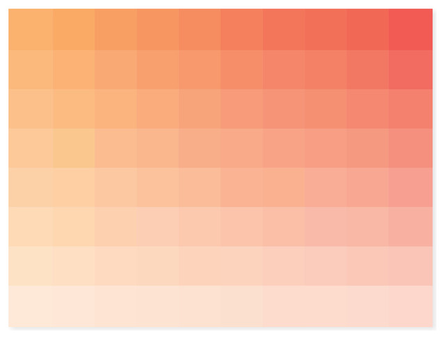 Citrus Rectangle Spectrum in Paper, Print, 11"x14" - Contemporary ...