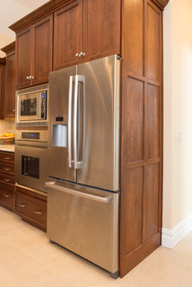 Stainless Steel Refrigerator - Traditional - Kitchen - New York - by ...