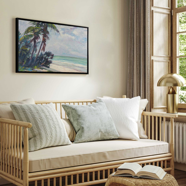 "Naples' Sandy Playground" - A Seaside Serenity Piece, 32" x 48 ...