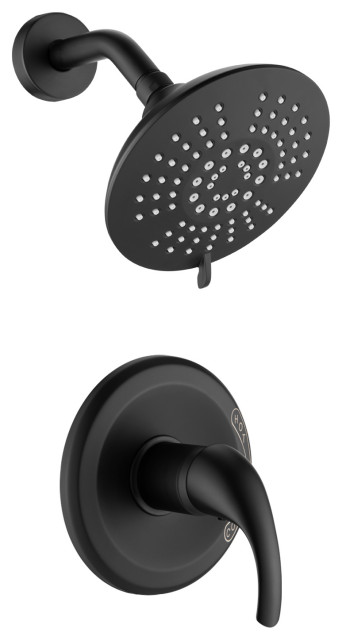 5-Spray High Pressure Shower Set With Rough-in Valve - Contemporary ...