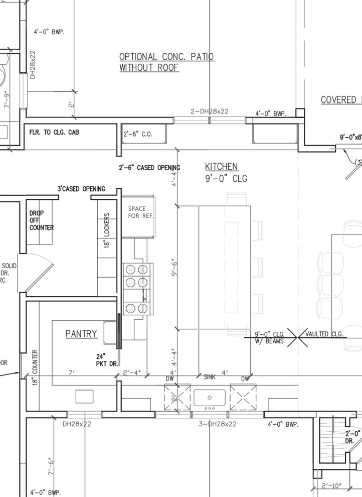 Help with kitchen layout regarding fridge location | Houzz Forum