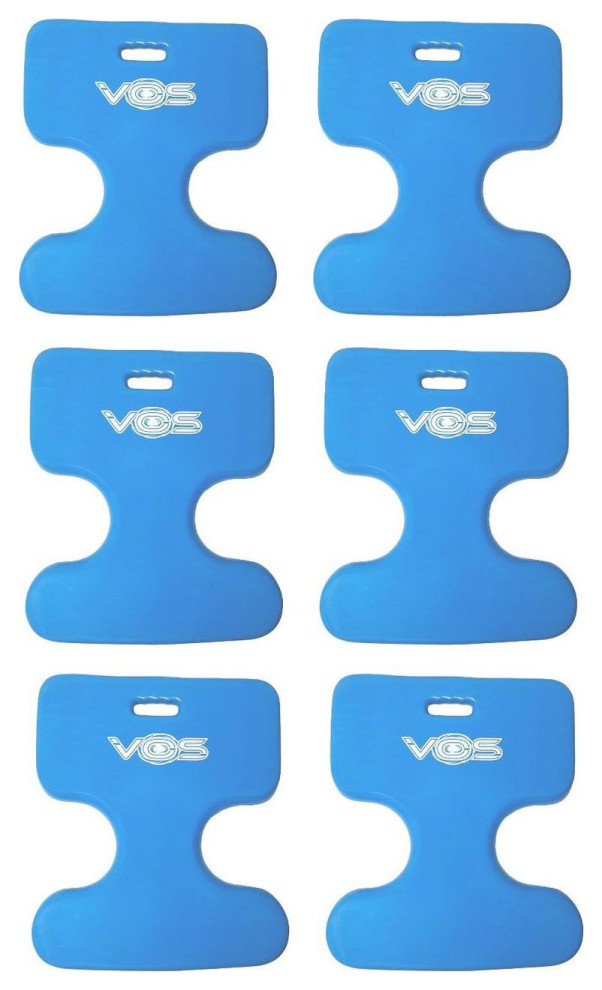 VOS Oasis Water Saddle Float in Barrier Blue - 6 Pack - Modern - Pool ...