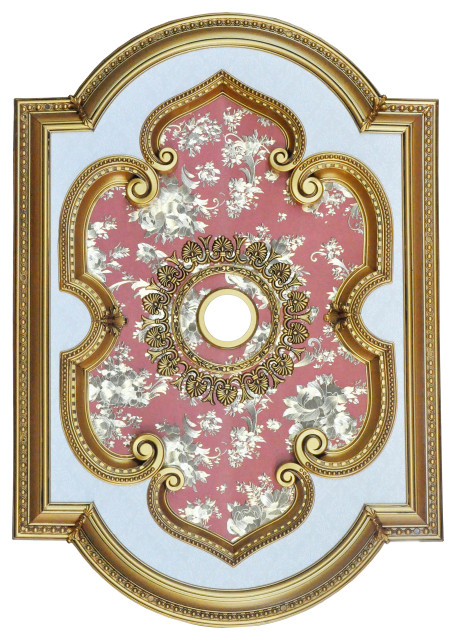 Artistry Lighting, Rectangular Gold Ceiling Medallion, ARC0913-CF-094 ...