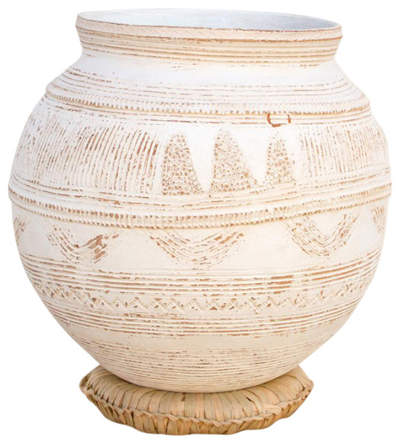 Antique Finely Engraved African Pot - Farmhouse - Indoor Pots And ...