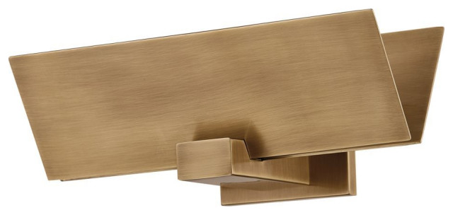 Lander Wall Sconce, Patina Brass - Modern - Wall Sconces - by Troy Lighting | Houzz