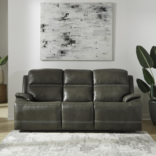 Bentley Graphite Gray Sofa - Contemporary - Sofas - by Bison Commerce ...