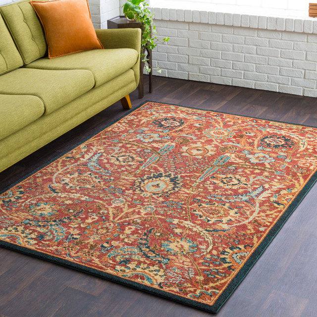 Machine Woven Masala Market Area Rug MMT-2320, 3'11"x5'7" - Traditional ...