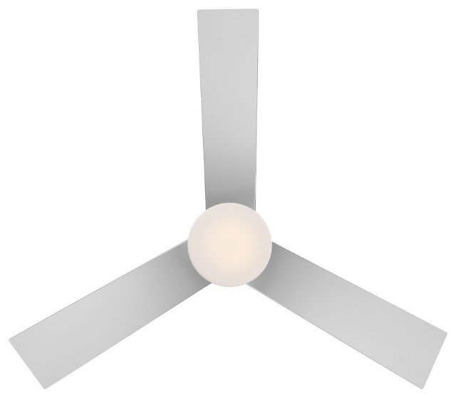 Axis 3-Blade Smart Ceiling Fan 44" Titanium, 2700K LED Kit ...