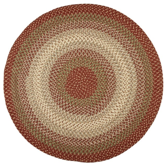 Rhody Rug Easy Living Rug, Spanish Red, 2'X3' Oval, 10' Round - Outdoor ...