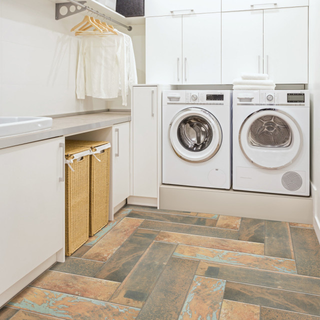 Maheno Mix Porcelain Floor and Wall Tile Sample - Farmhouse - Tile - by ...