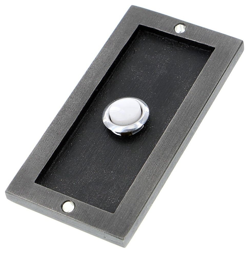 Border Bell Plate w/ Button - Transitional - Doorbells And Chimes - by ...