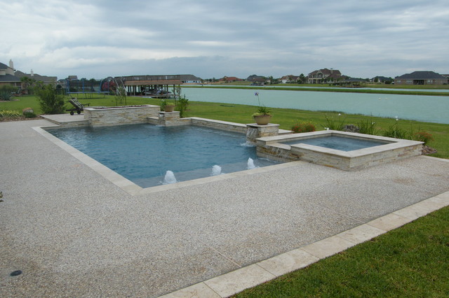 Taylor - Contemporary - Pool - Houston - by Quest Pools LLC | Houzz AU