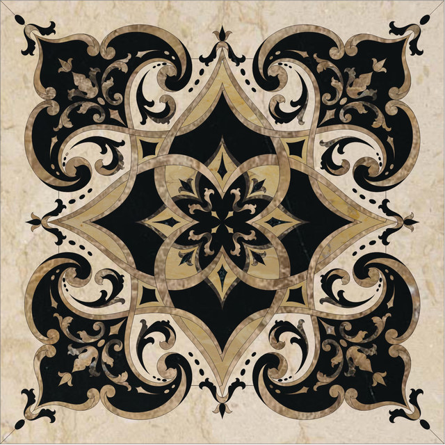 Stone Floor Medallion Designs | Floor Roma