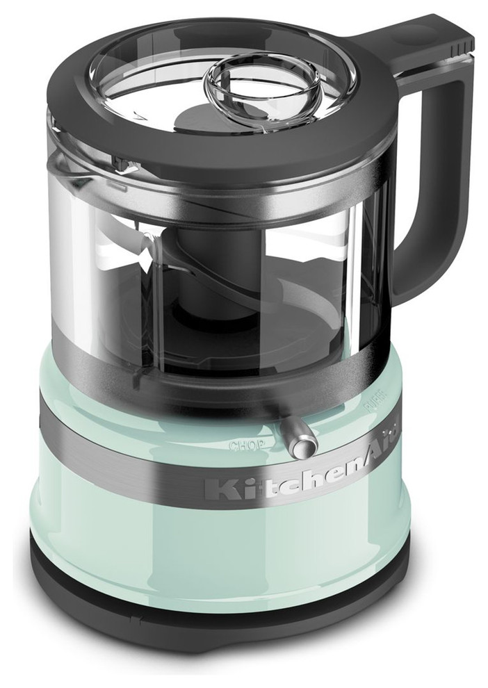 KitchenAid KFC3516IC Ice Blue 3.5 Cup Mini Food Processor ...