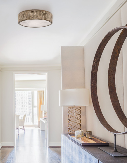 LED 13 InchW Flush Mount - 13 Inches Wide by 3.75 Inches High Polished ...