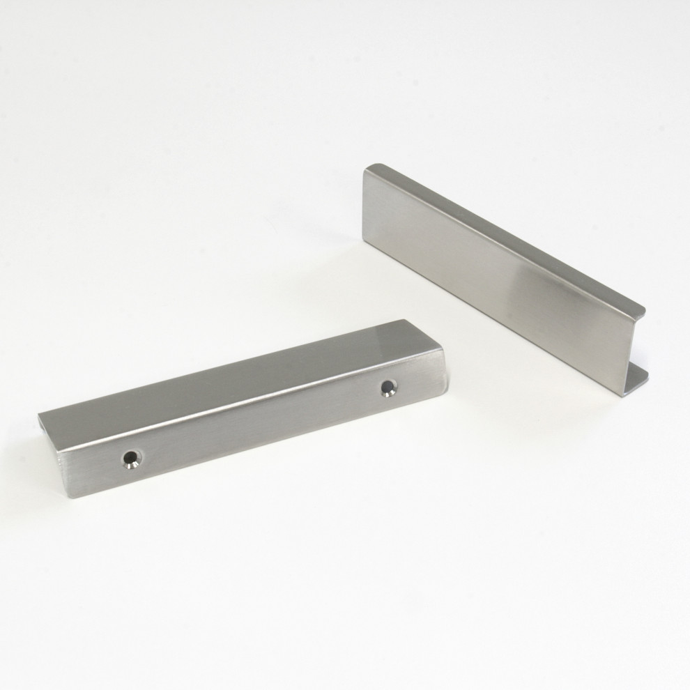 RCH Modern Stainless Steel Finger Edge Pull, Various Finishes, 5 7/8 ...