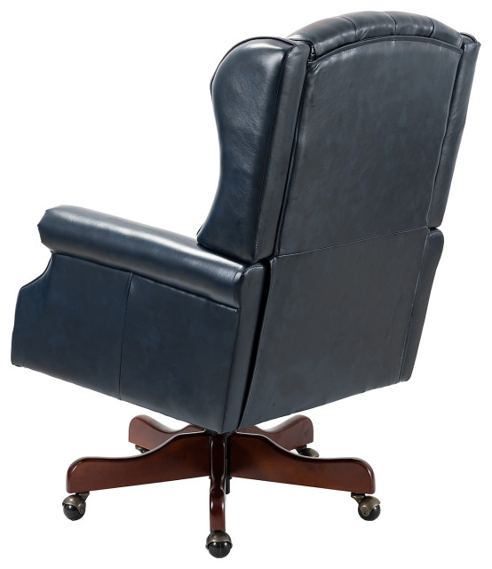 Executive Swivel Office Task Chair With Tufted Back - Traditional ...