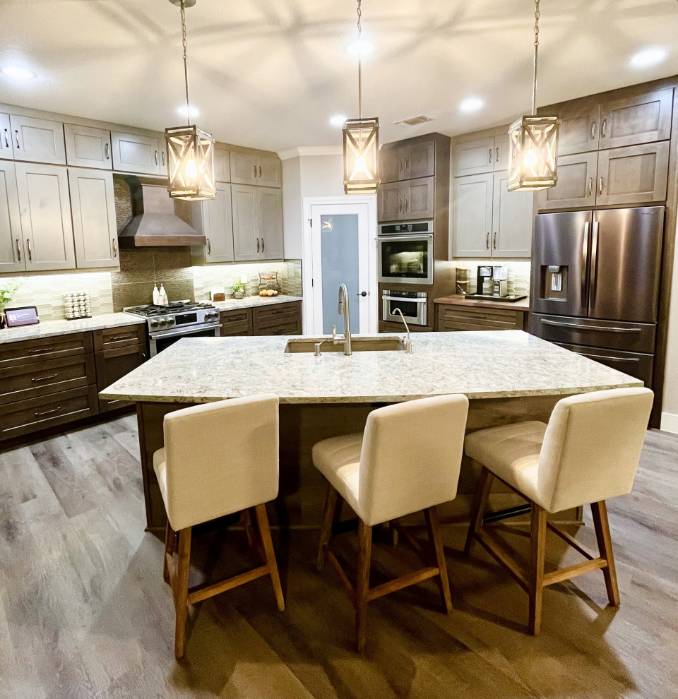 Beachy Kitchen & Wine Bar - Shabby-chic Style - Kitchen - Austin - by ...