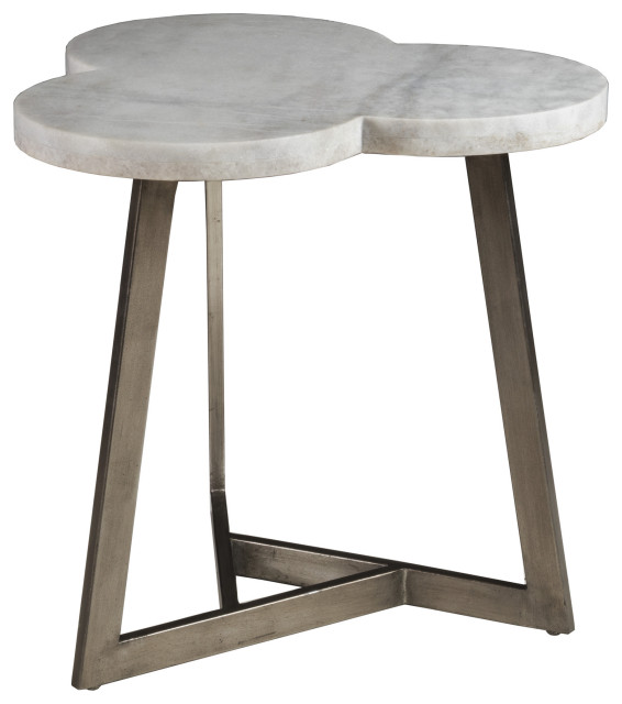 Aristo Clover End Table - Transitional - Side Tables And End Tables - by HedgeApple | Houzz