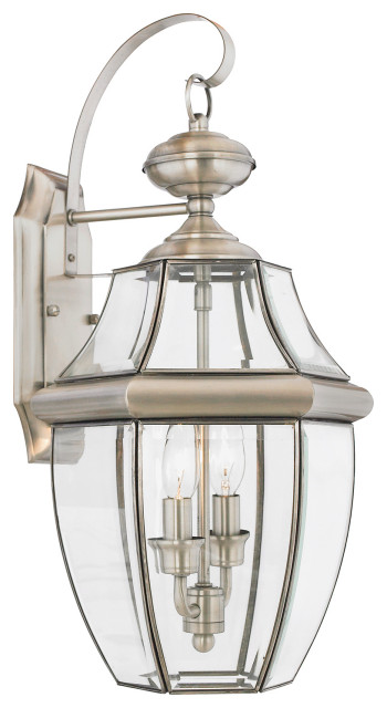Luxury Colonial Silver Outdoor Wall Light, Large, UQL1145, Cambridge ...