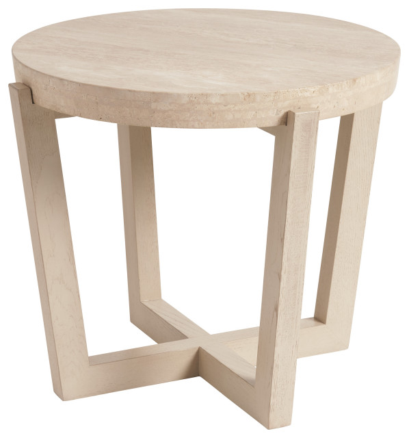 Shasta Round Lamp Table - Transitional - Side Tables And End Tables ...