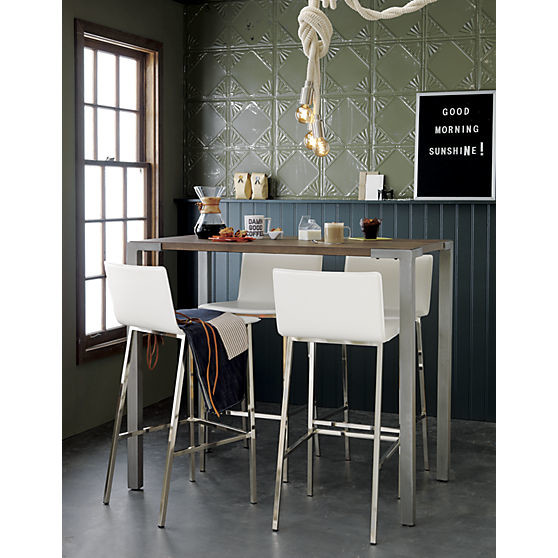 What bar stools would work with this high bar table?